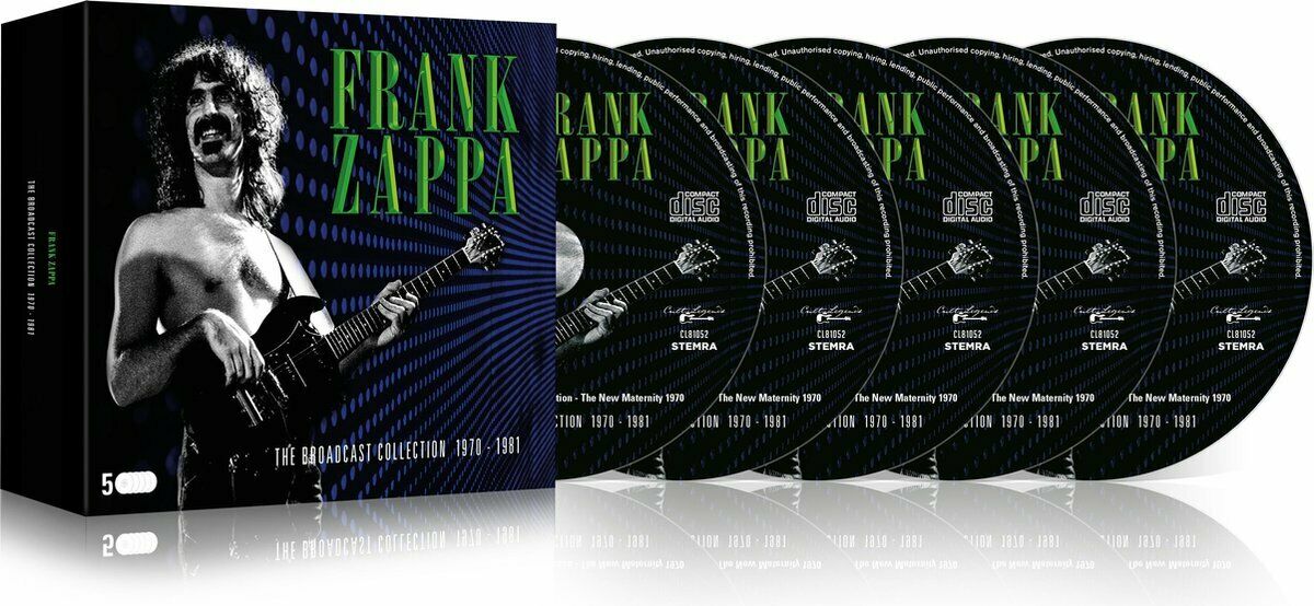 Frank Zappa – The Broadcast Collection 1970 – 1981 - 5 CD Box Set ...